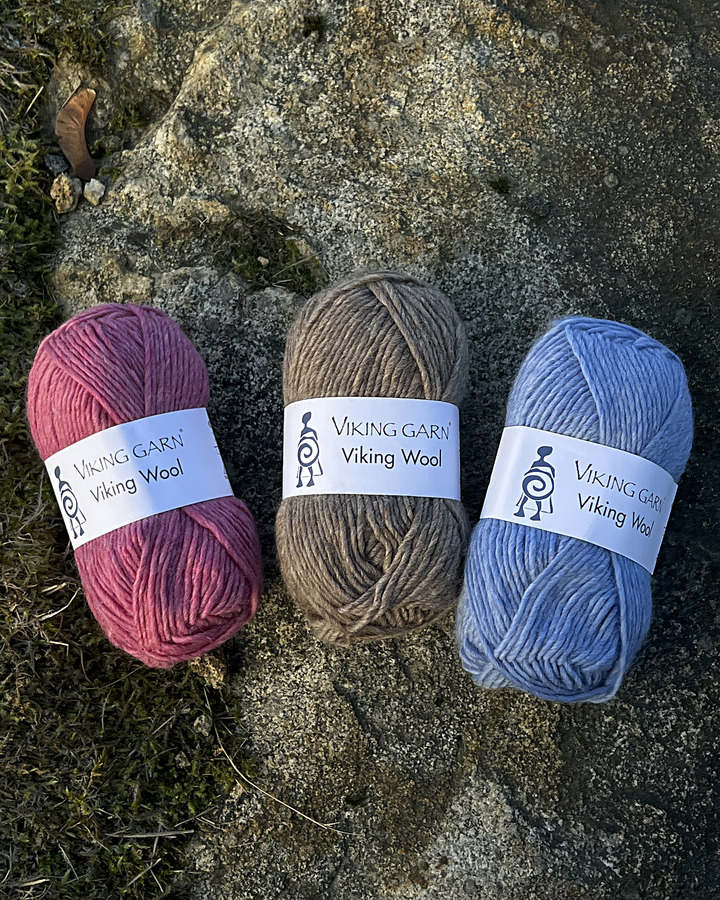 Garn Viking Wool - Wollgarn - Merinogarn - Weiß - Viking of Norway ...
