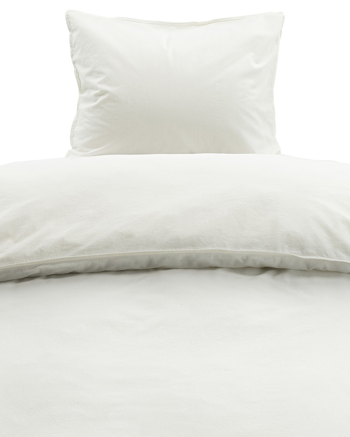 Påslakan enfärgat Humble 2-delar - Vit - Borganäs of Sweden | Lineahemma.se