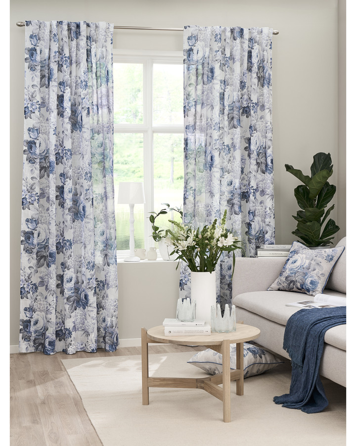 Multibandslängd med tryckt blommotiv Shivaun 2-pack - Blå - Linea ...